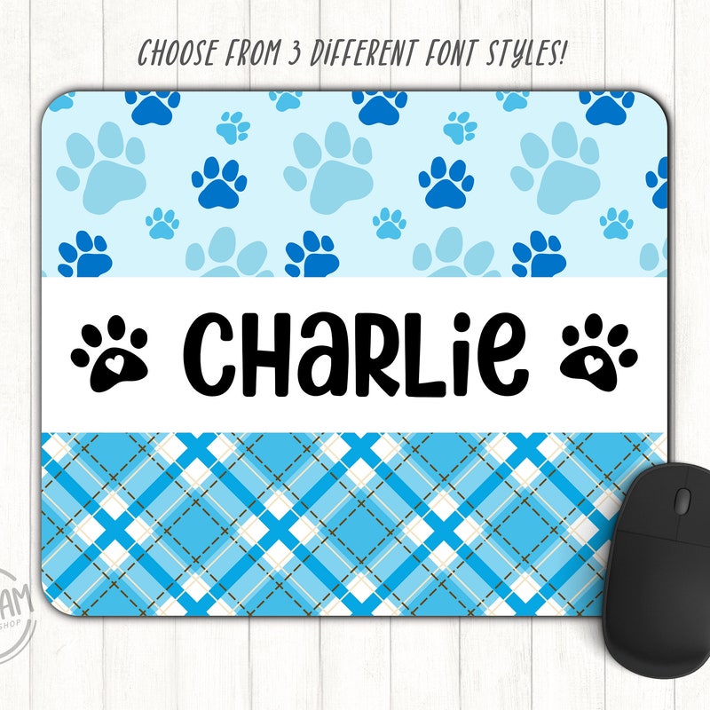 Puppy Themed Mouse Pads - Etsy