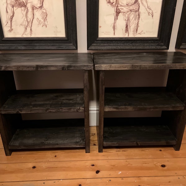 Pair of Bedside Tables - Etsy UK