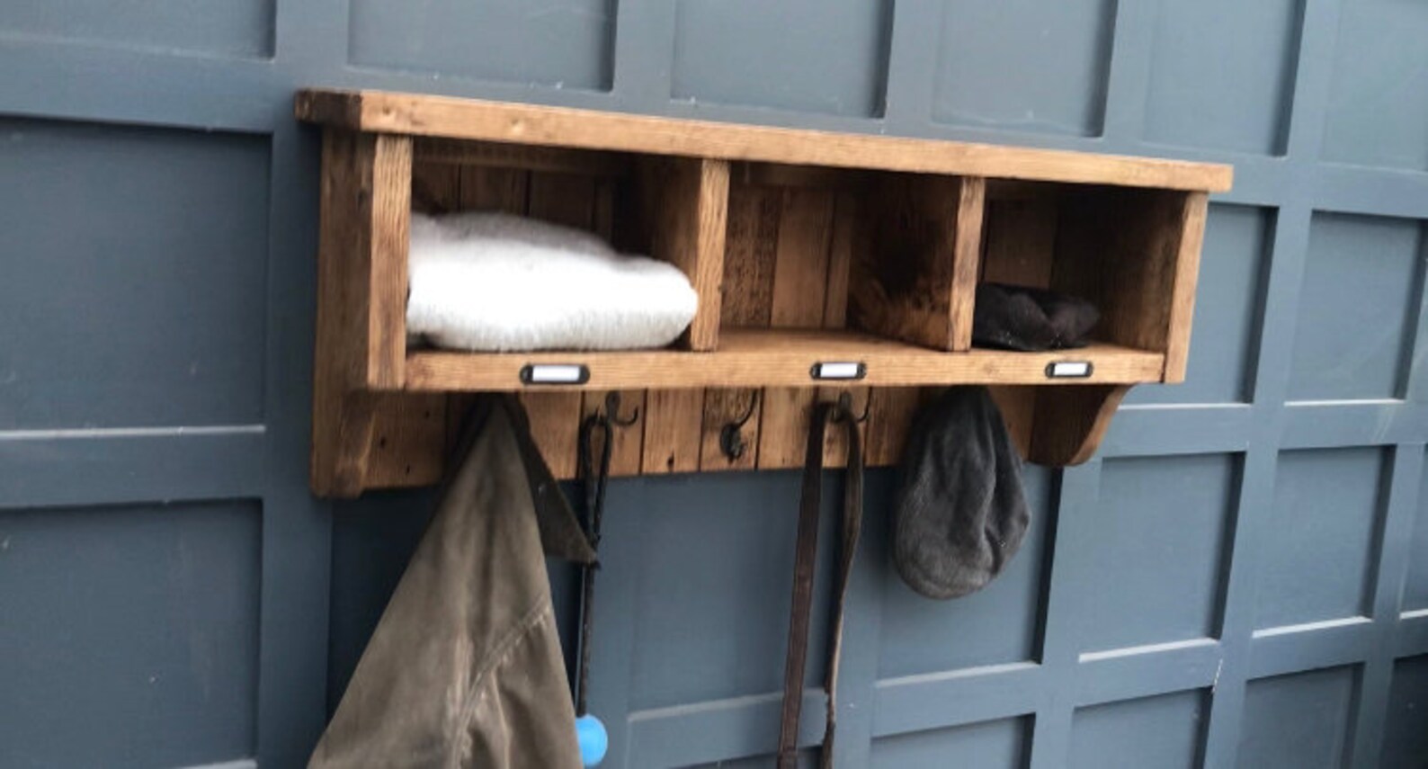 Boot Room Coat Rack With Hat Shelf - Etsy UK