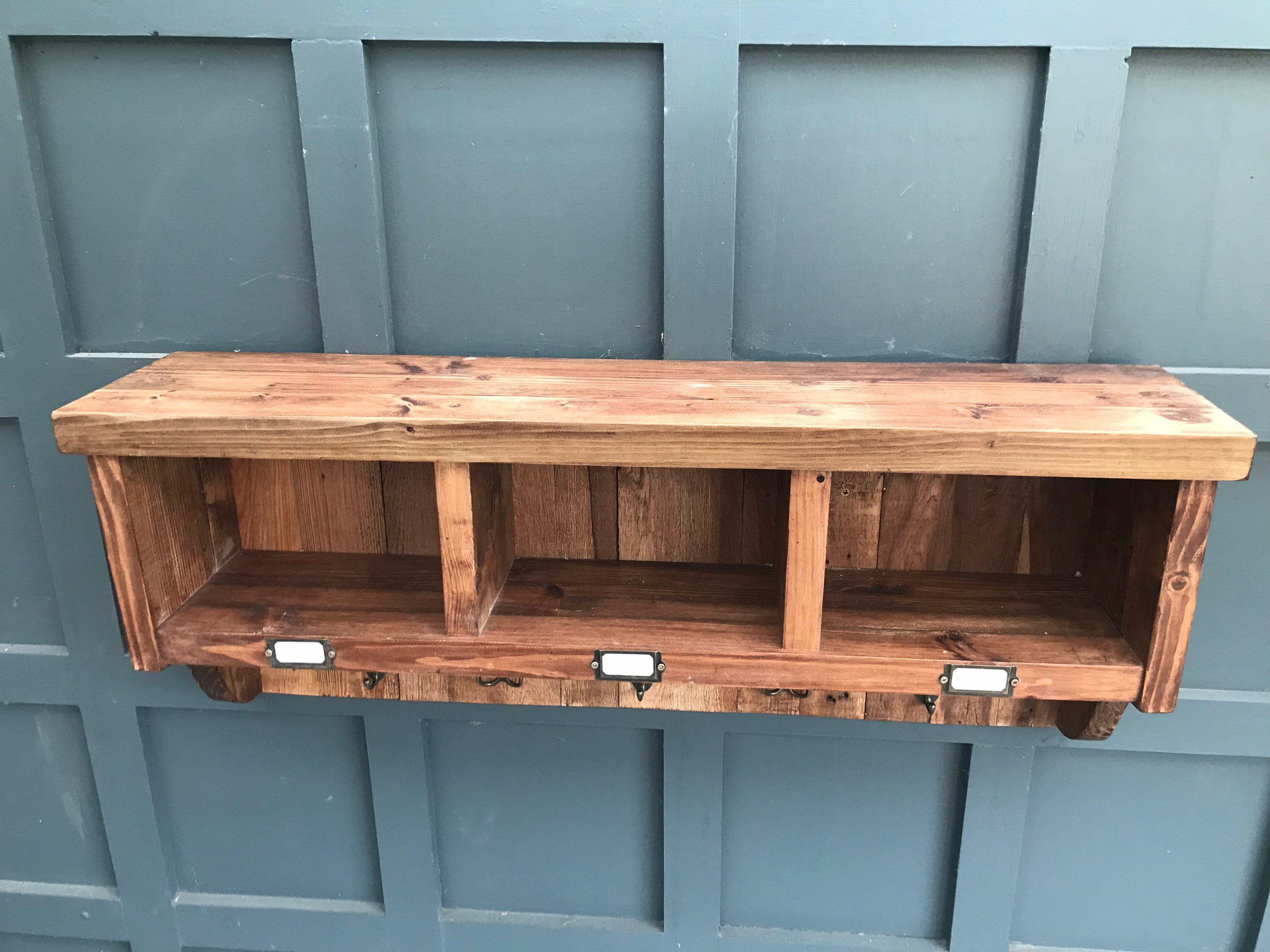 Boot Room Coat Rack With Hat Shelf - Etsy UK