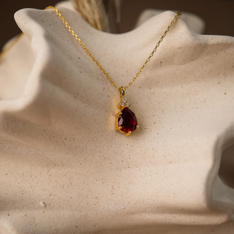 14k Ruby Lab Jewelry - Etsy