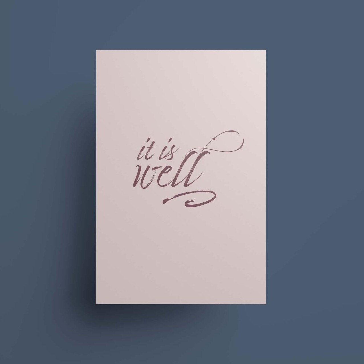 It is Well Bible Verse Downloadable Print Scripture Quote - Etsy