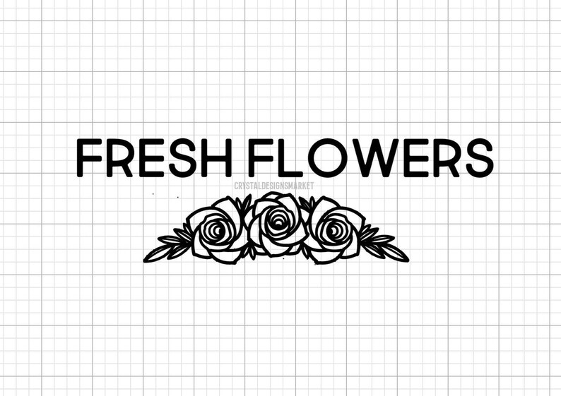 Fresh Flowers SVG Bundle - Etsy