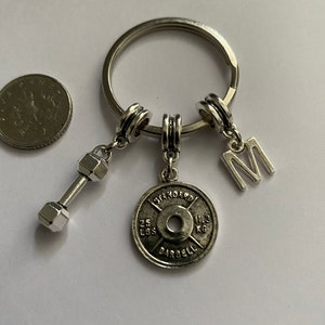 Gym Gift Weight Dumbbell Keyring Gym Keyring Body Builder Gym Gift ...