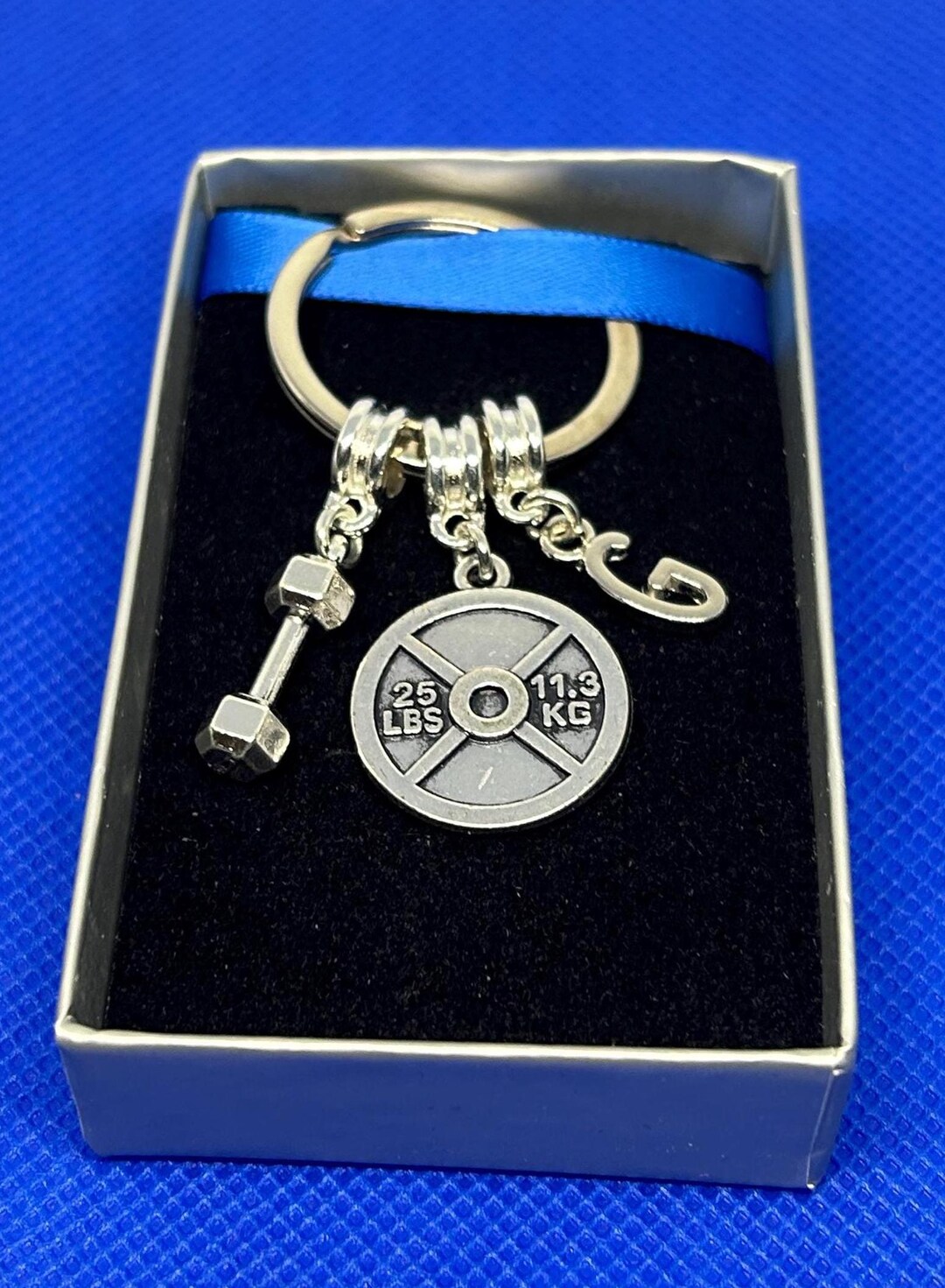 Gym Gift Weight Dumbbell Keyring Gym Keyring Body Builder Gym Gift ...