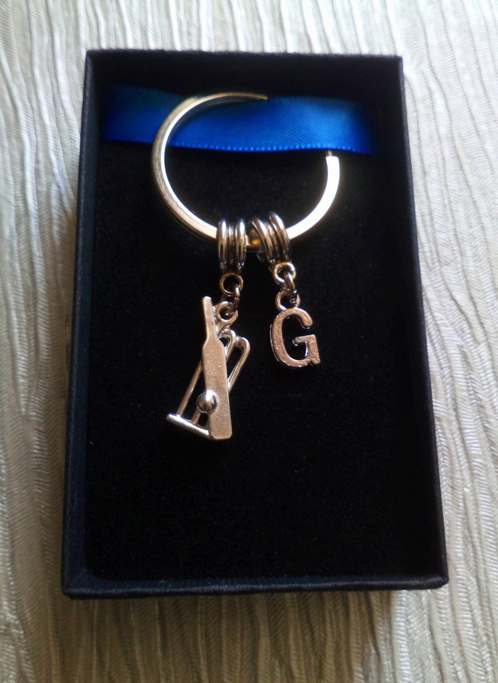 Cricket Initial Keyring Cricket Gift Cricket Fan Keyring - Etsy UK