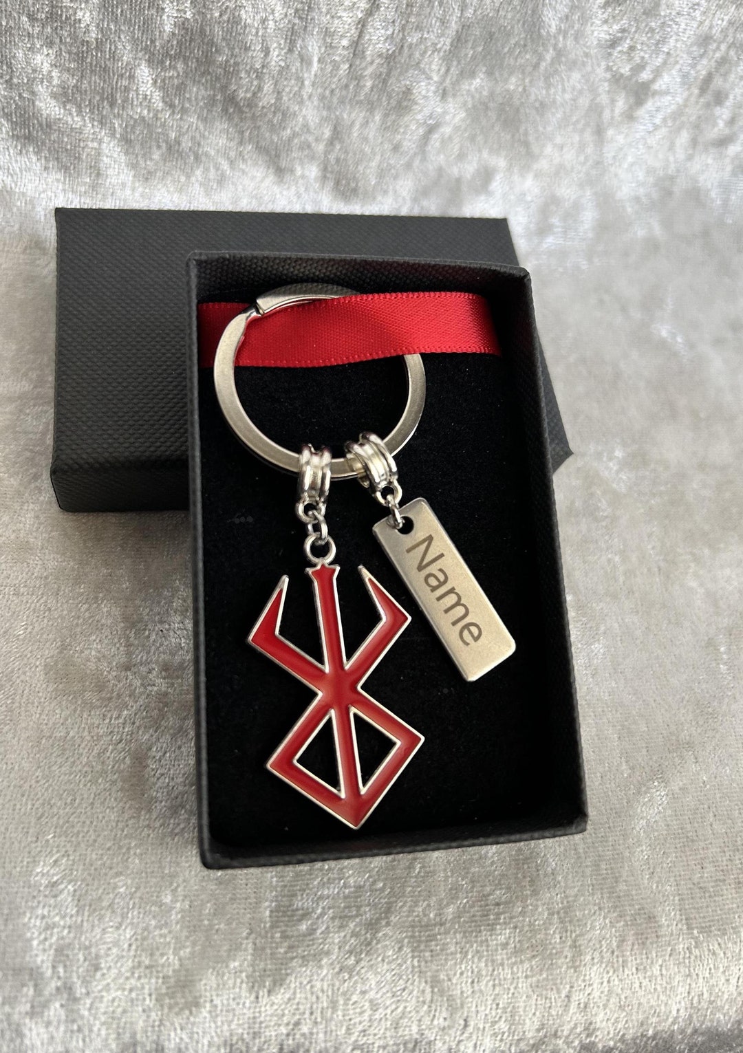 Personalised Anime Keyring, Berserk Keyring, Brand of Sacrifice Keyring ...