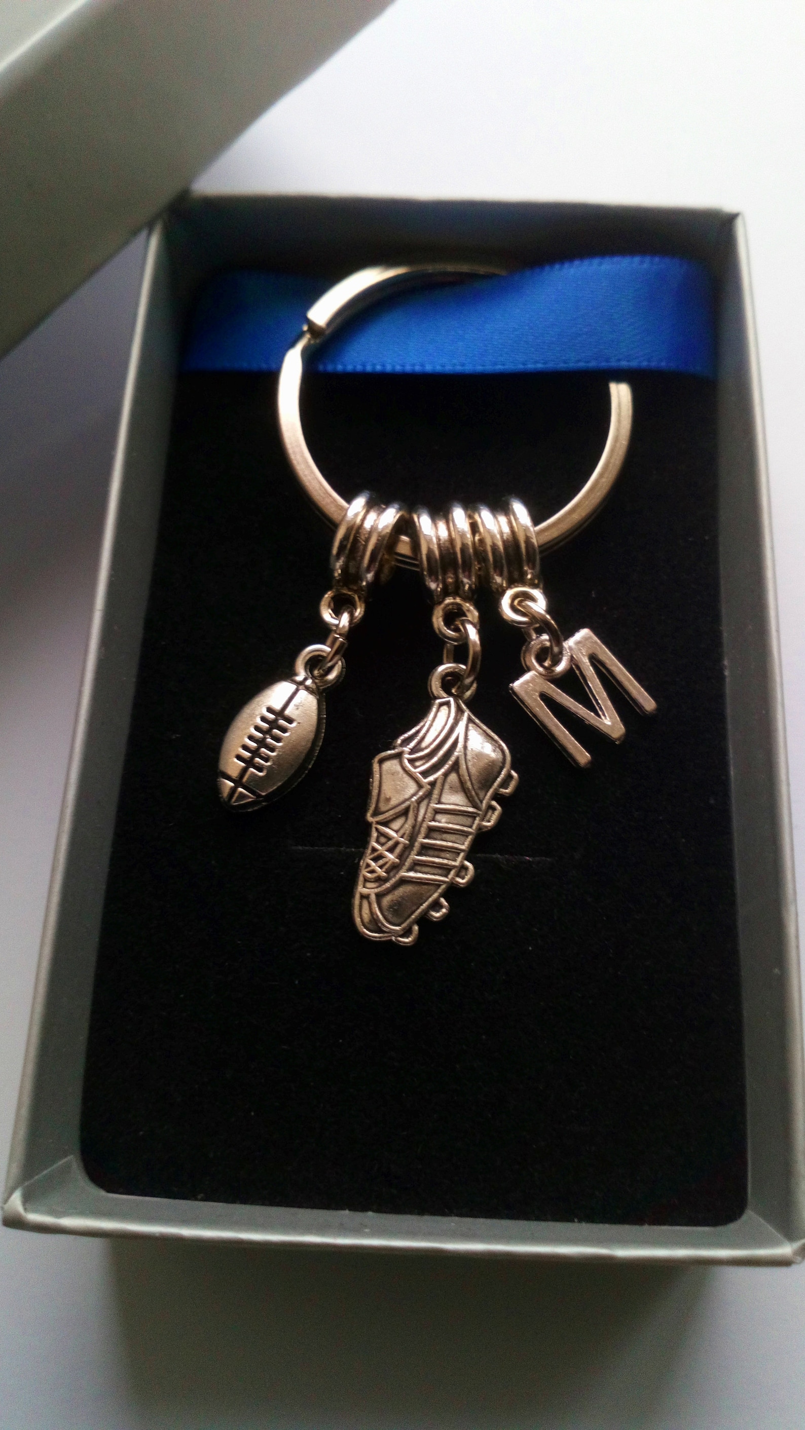 Rugby Keyring Gift Initial Rugby Keyring Birthday Gift - Etsy UK