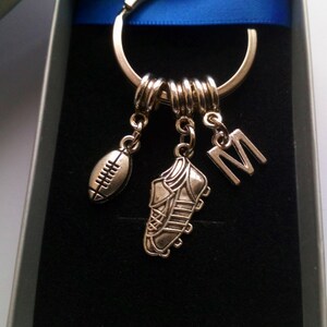 Rugby Keyring Gift Initial Rugby Keyring Birthday Gift - Etsy UK