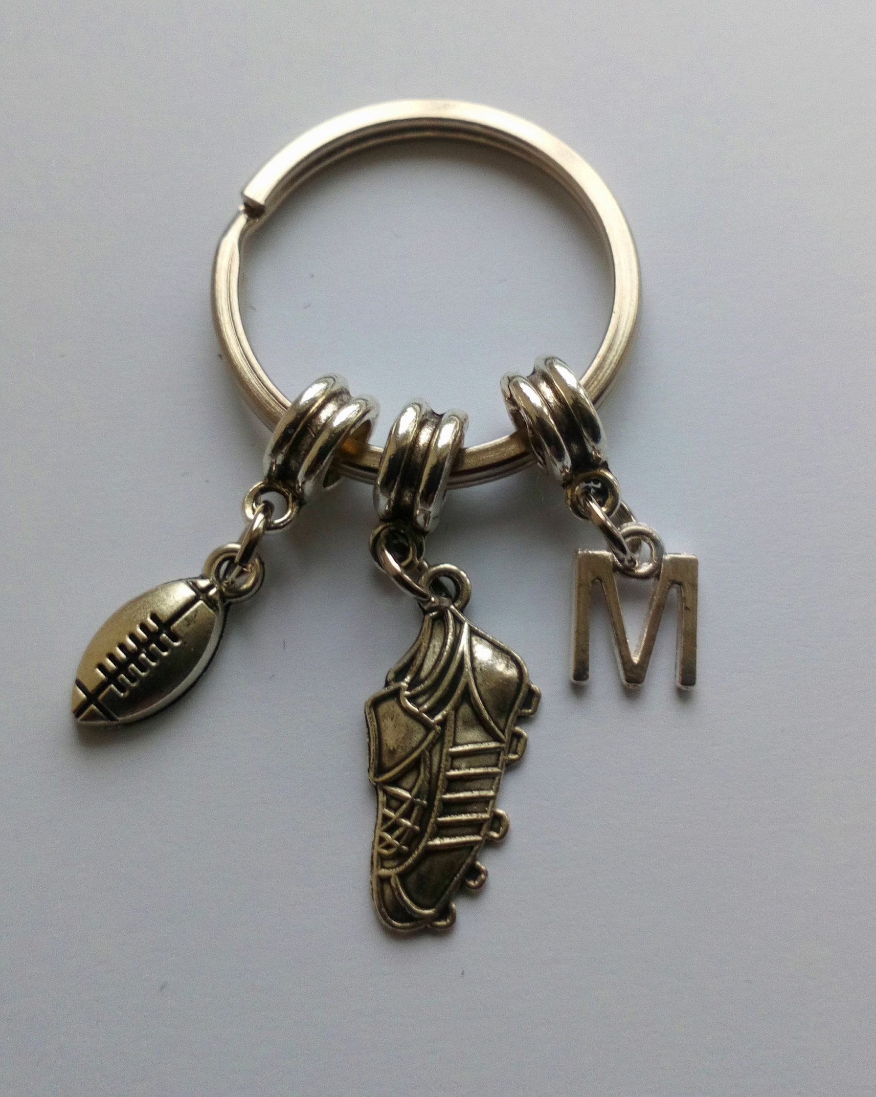 Rugby Keyring Gift Initial Rugby Keyring Birthday Gift - Etsy UK