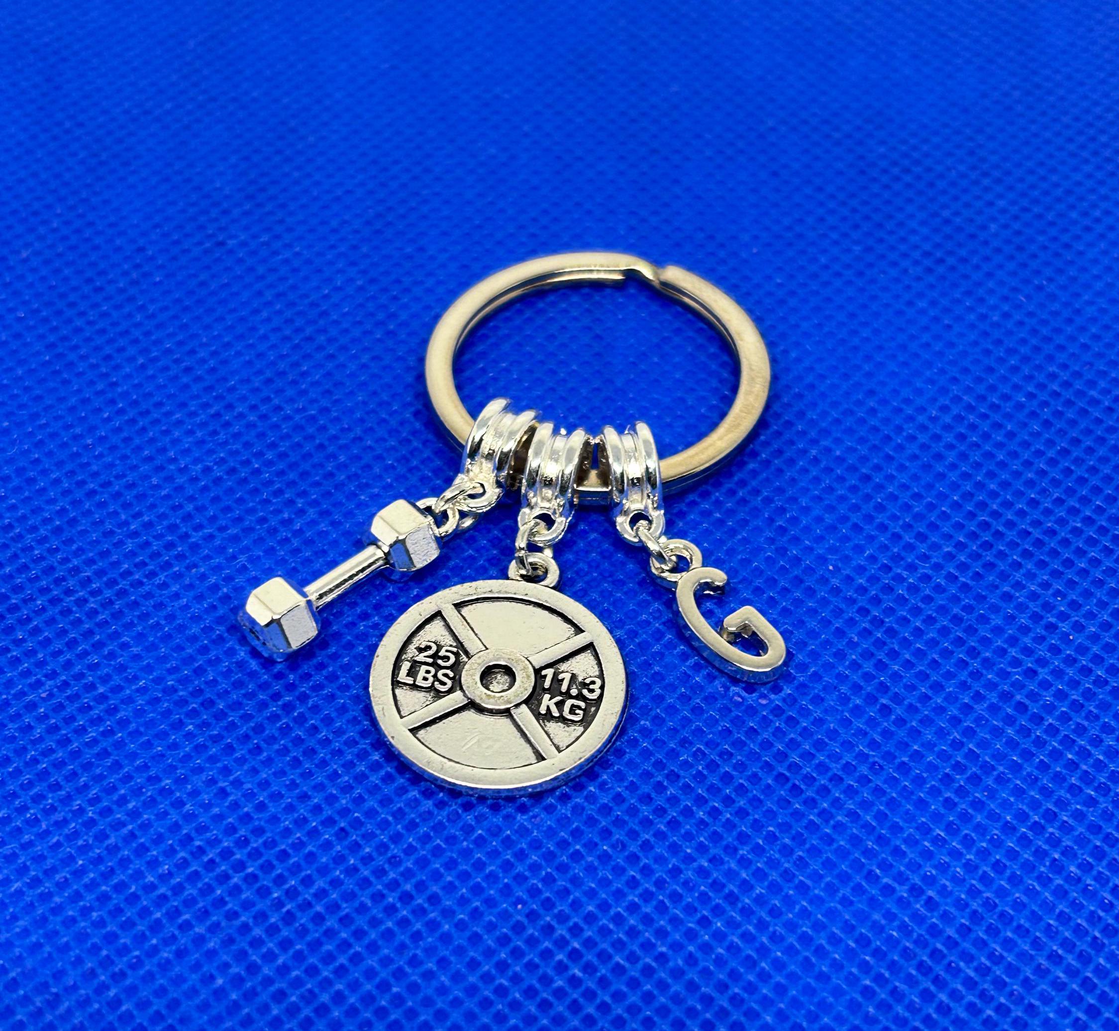 Gym Gift Weight Dumbbell Keyring Gym Keyring Body Builder Gym Gift ...