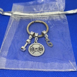Gym Gift Weight Dumbbell Keyring Gym Keyring Body Builder Gym Gift ...