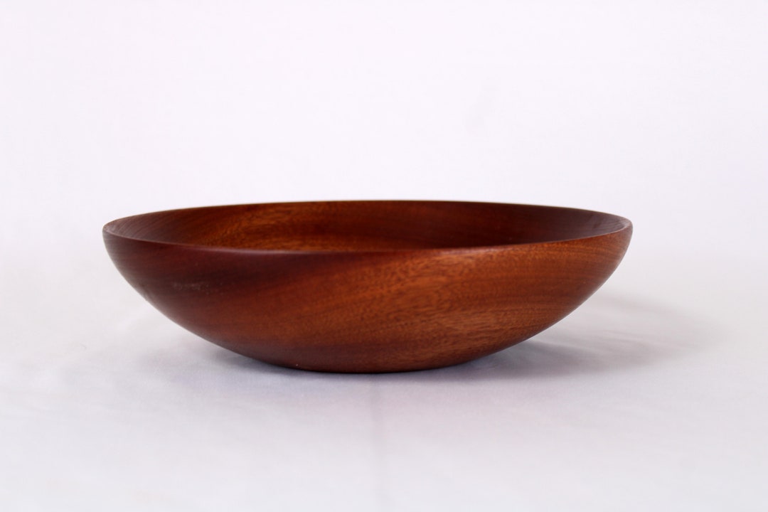 Mahogany Bowl | Sapele | Handcrafted | Unique Kitchen Decor ...