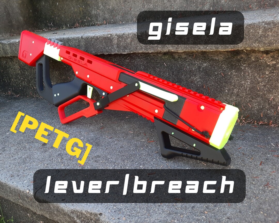 Nerf Gisela Lever Action Breach Blaster by Leedledynamics PETG - Etsy