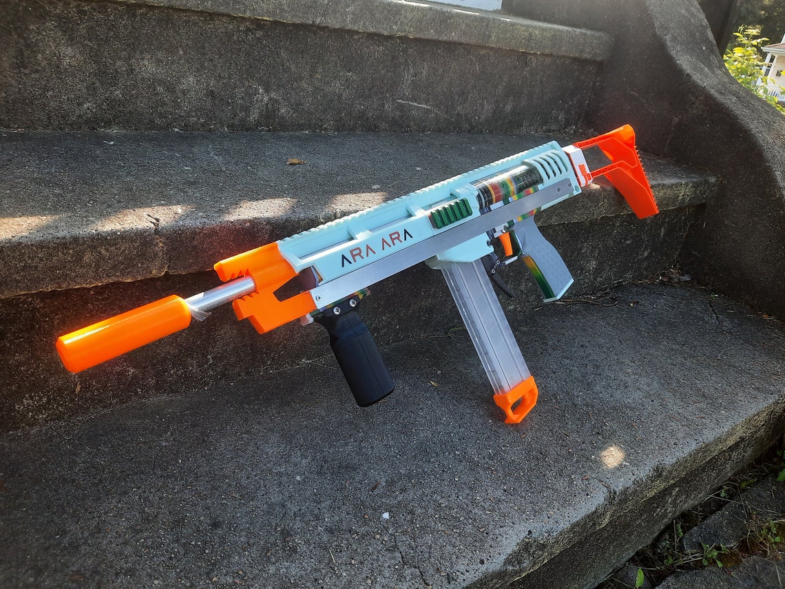 One off Ara Ara Build Nerf Half Dart Blaster Fast Shipping Teal Color ...