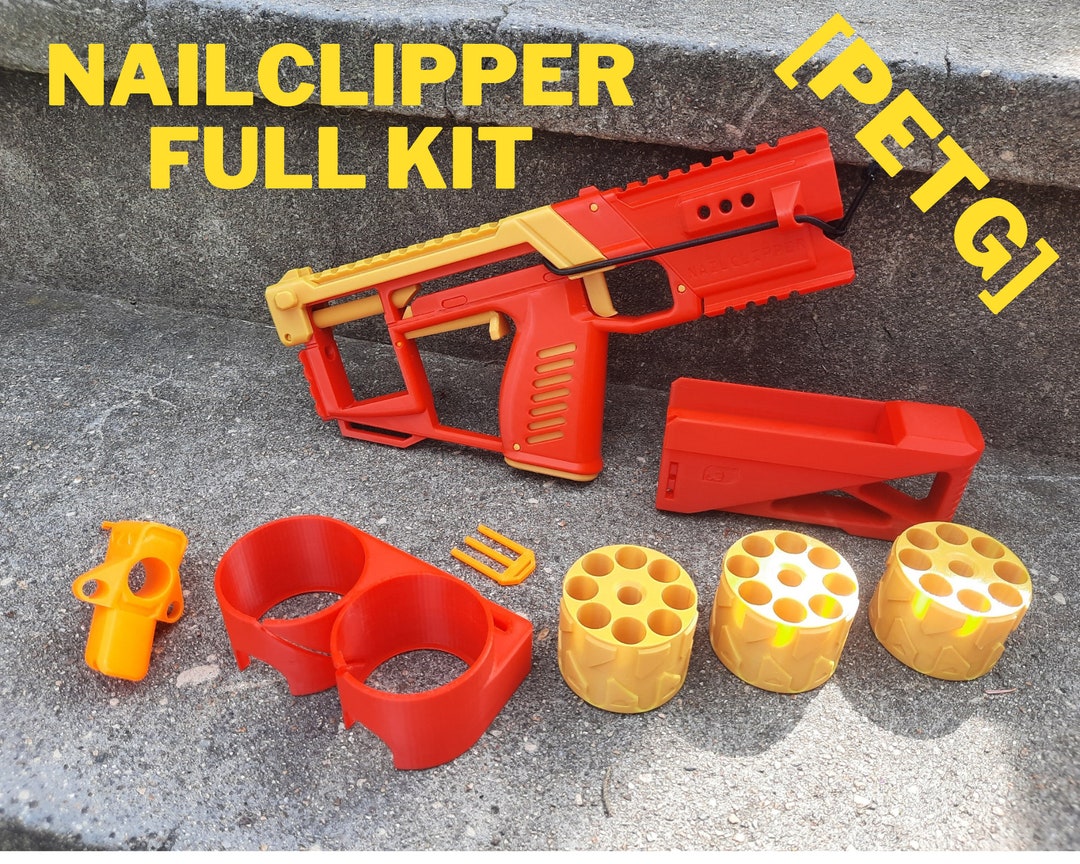 Nailclipper Full Kit Stringer Nerf Blaster [petg] - Etsy