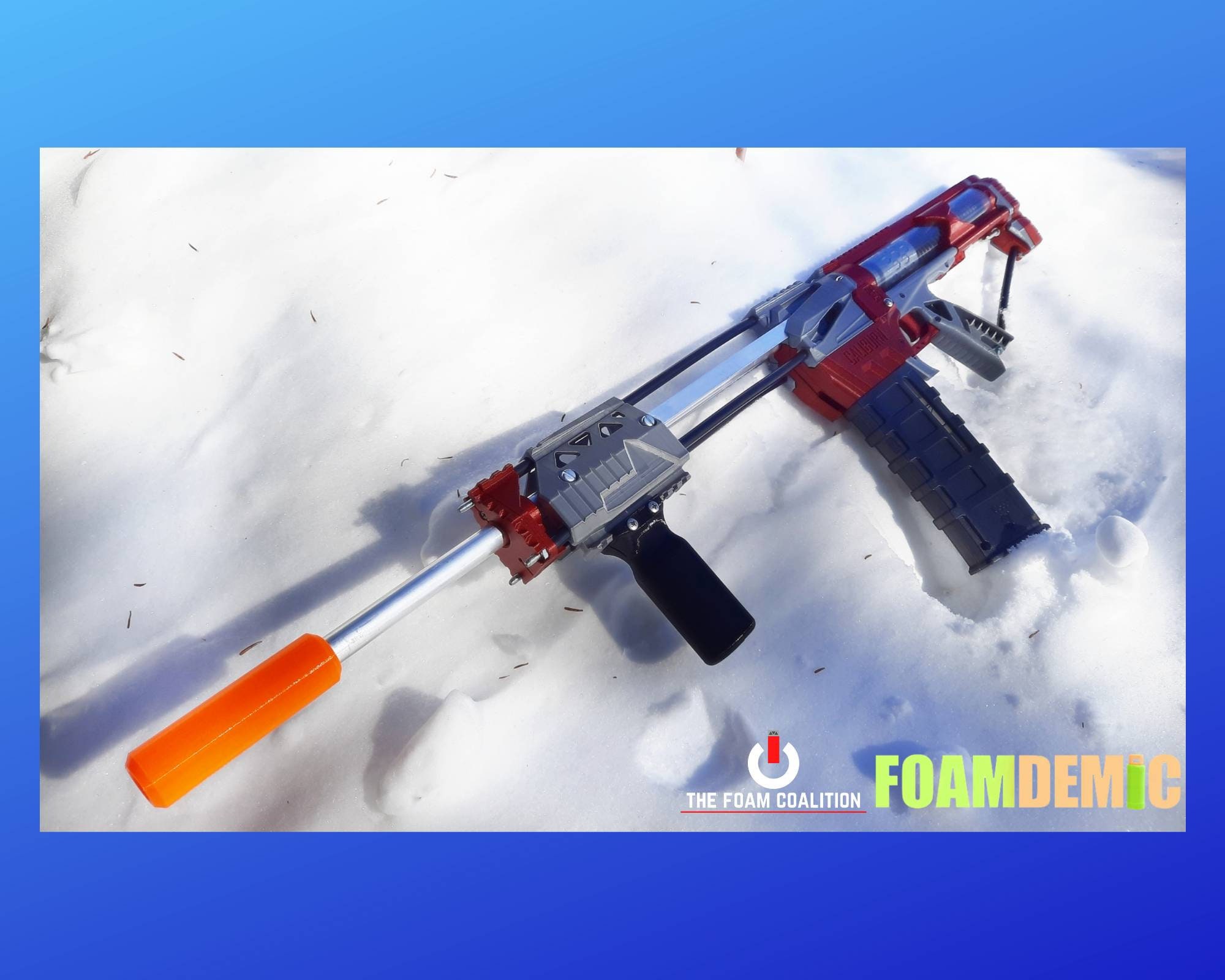 Nerf Caliburn Foamdemic Full Build - Etsy