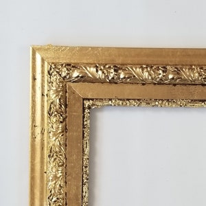 Antique Gold Leaf Picture Frame With a Contemporary Finish for a 16 3/8 ...