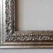 Antique Silver Leaf Picture Frame With a Contemporary Finish for a 9 5/ ...