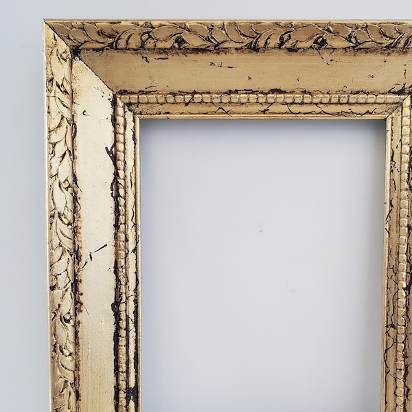 Antique Gold Leaf Picture Frames - Etsy