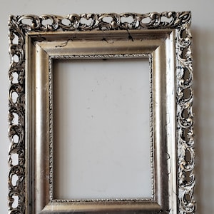 Antique Silver Leaf Picture Frame for a 9 1/4 X 6 - Etsy