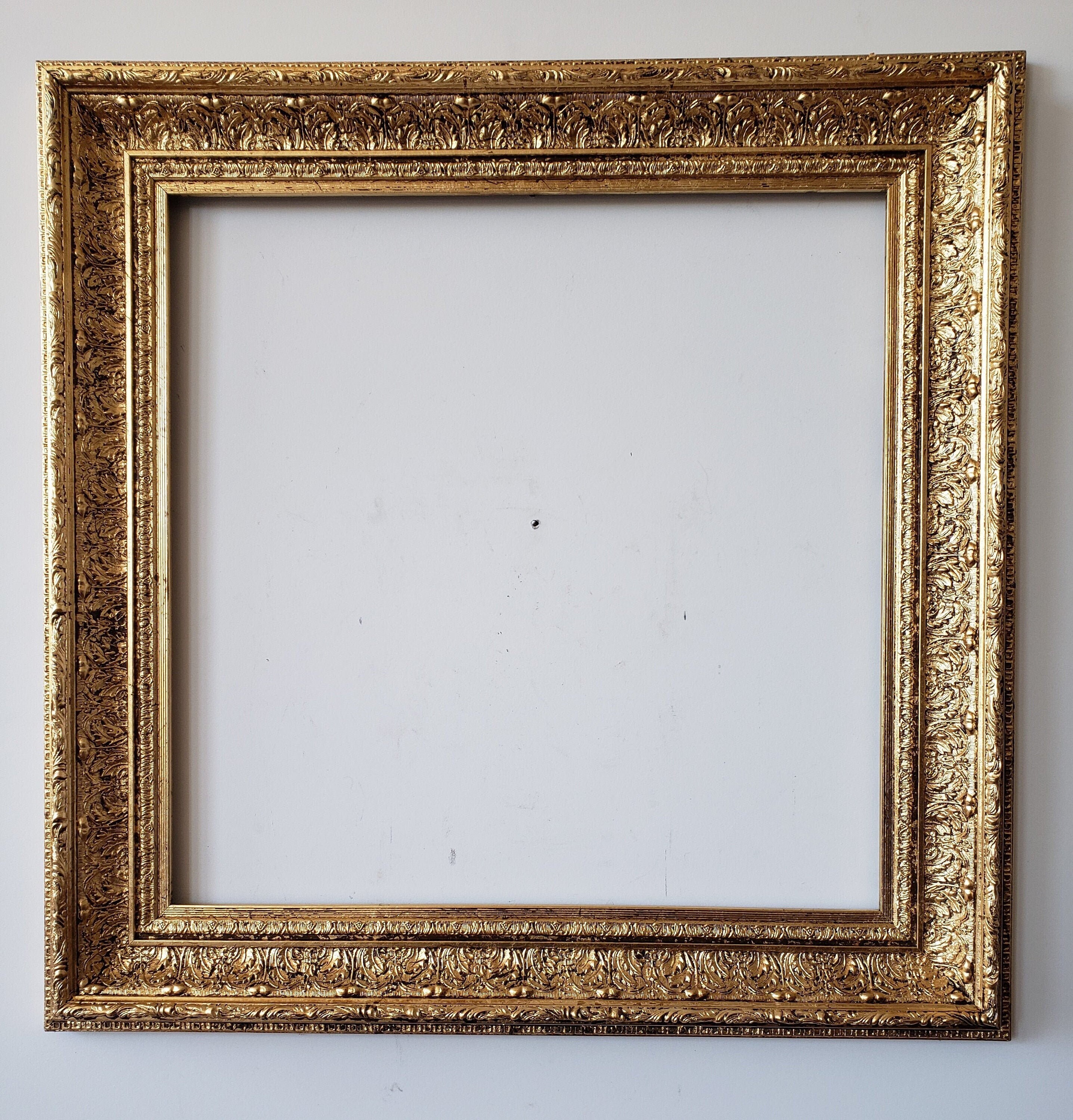 Antique Gold Leaf Picture Frame With a Contemporary Finish for a 21" X ...