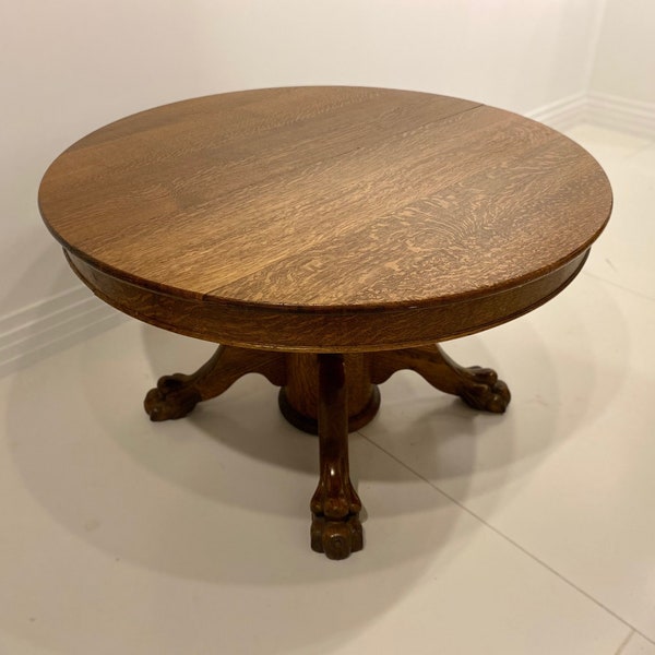 Antique Round Table - Etsy