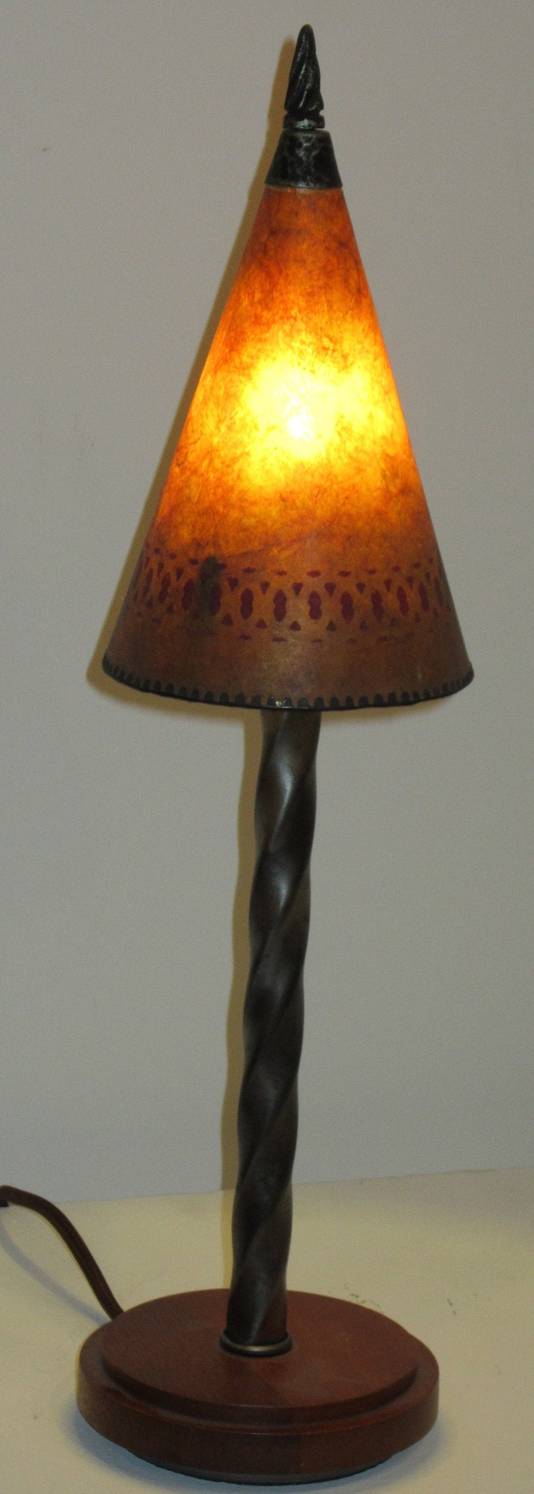 Rusty Wolfe Original Repurposed Bedside Lamps - Etsy