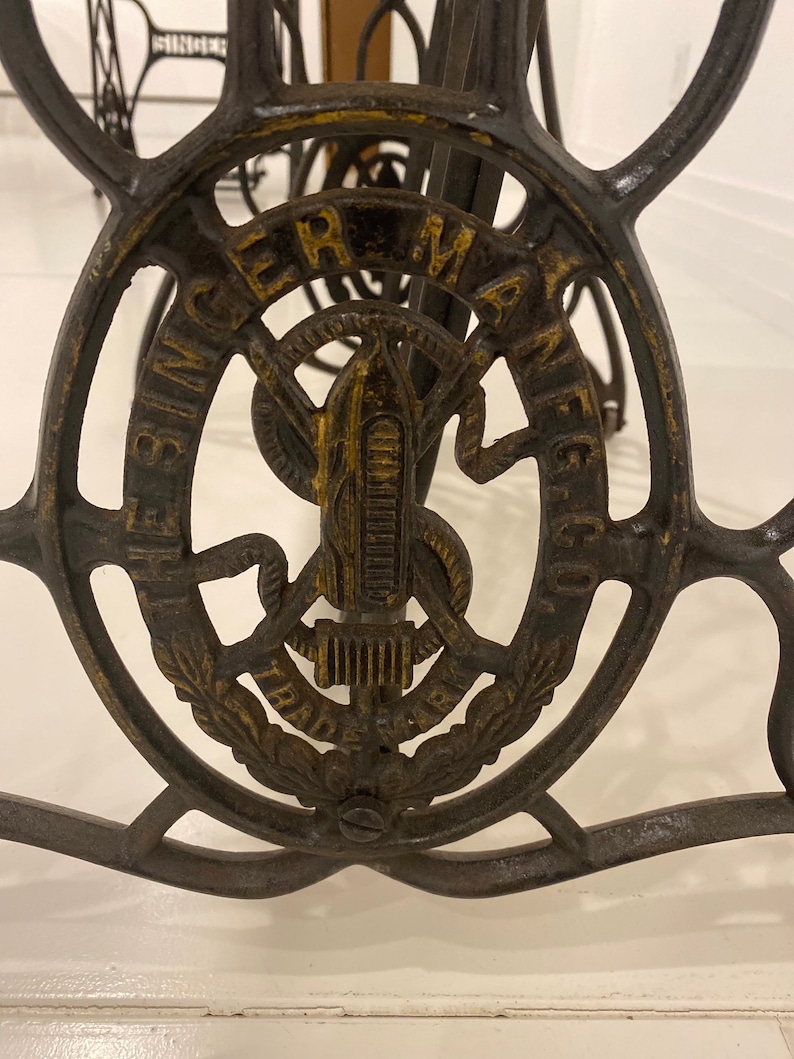 Singer Sewing Base Refinished With a Fine Wooden Table Top - Etsy