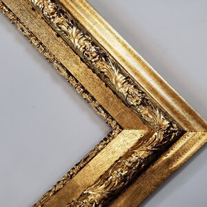 Antique Gold Leaf Picture Frame With a Contemporary Finish for a 16 3/8 ...