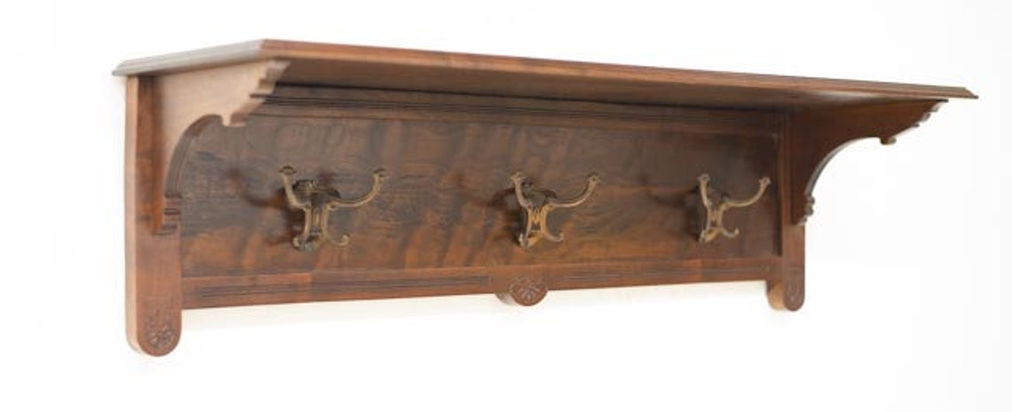 Custom Coat Rack and Shelf - Etsy