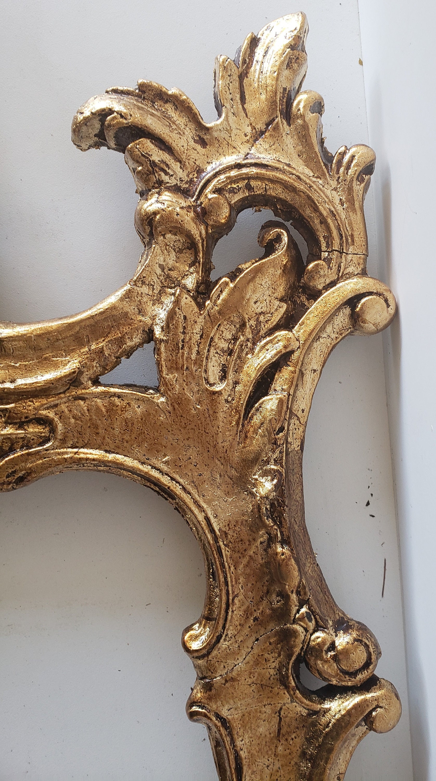 Antique Gold Leaf Picture Frame With a Contemporary Finish for - Etsy