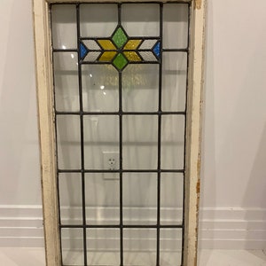 Antique English Stained Glass Window - Etsy