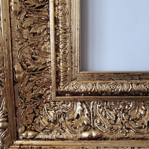 Antique Gold Leaf Picture Frame With a Contemporary Finish for a 21" X ...