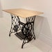Singer Sewing Base Refinished With a Fine Wooden Table Top - Etsy