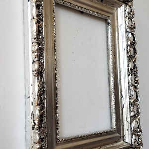Antique Silver Leaf Picture Frame for a 9 1/4 X 6 - Etsy