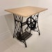 Singer Sewing Base Refinished With a Fine Wooden Table Top - Etsy