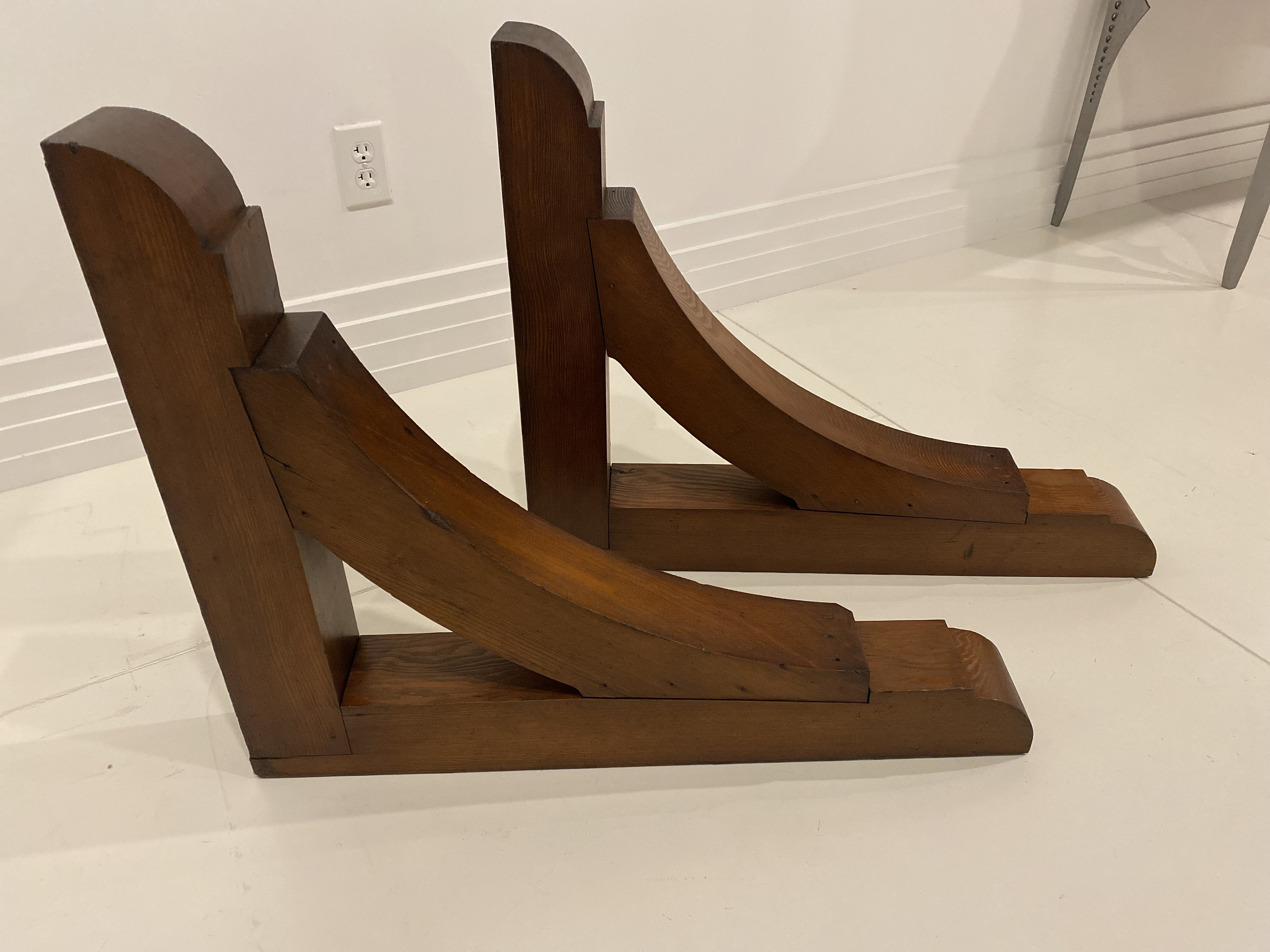 Pair of 1930s Arts and Crafts Brackets - Etsy