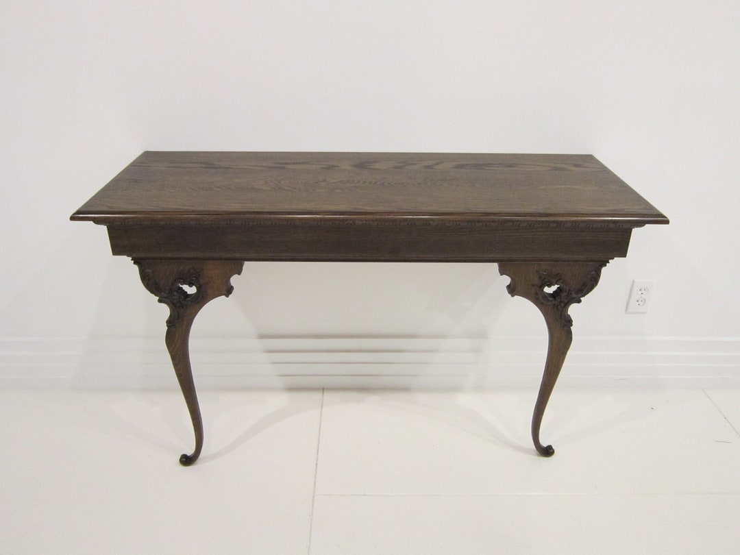 Rusty Wolfe Original Oak Hall Table - Etsy