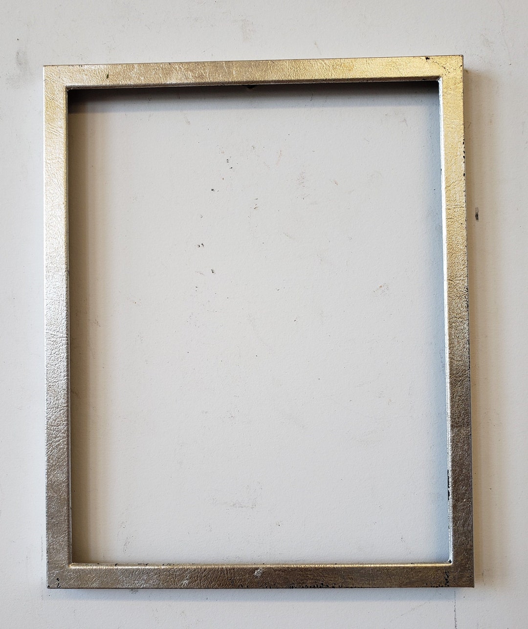 Antique Silver Leaf Picture Frame With a Contemporary Finish - Etsy