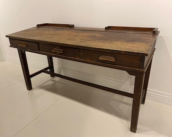 Antique Railroad Desk - Etsy