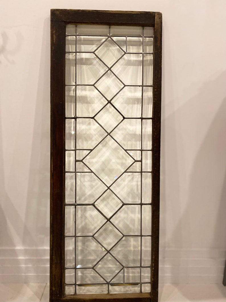 1890s Beveled Glass Transom Window - Etsy