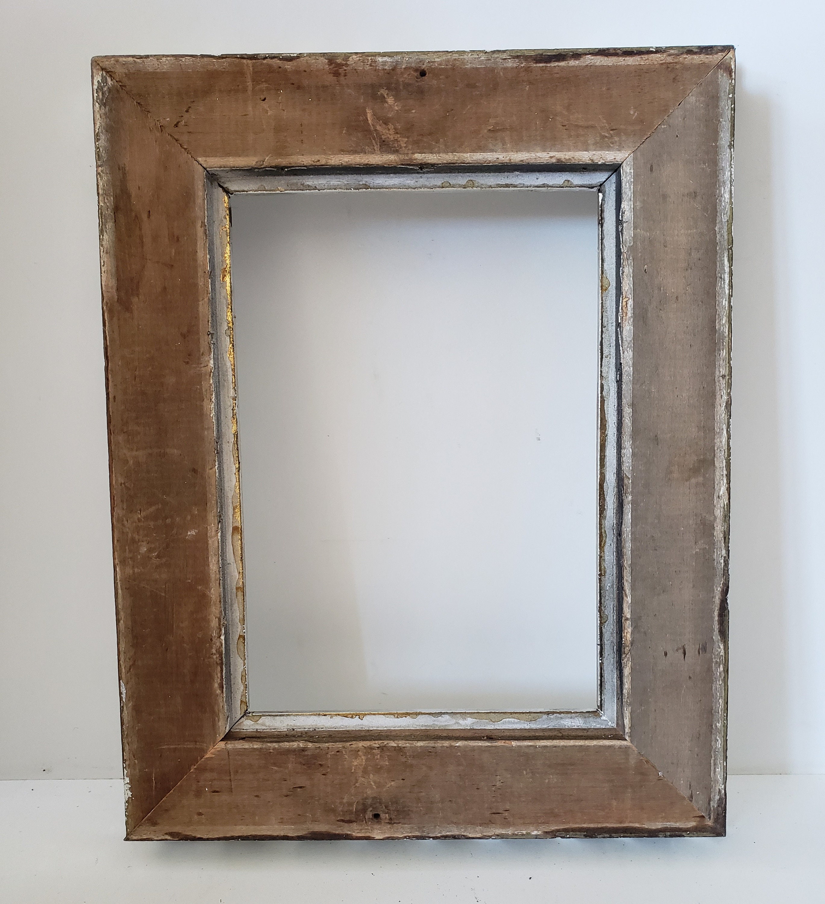 Antique Silver leaf picture frame for a 9 1/4 x 6 | Etsy