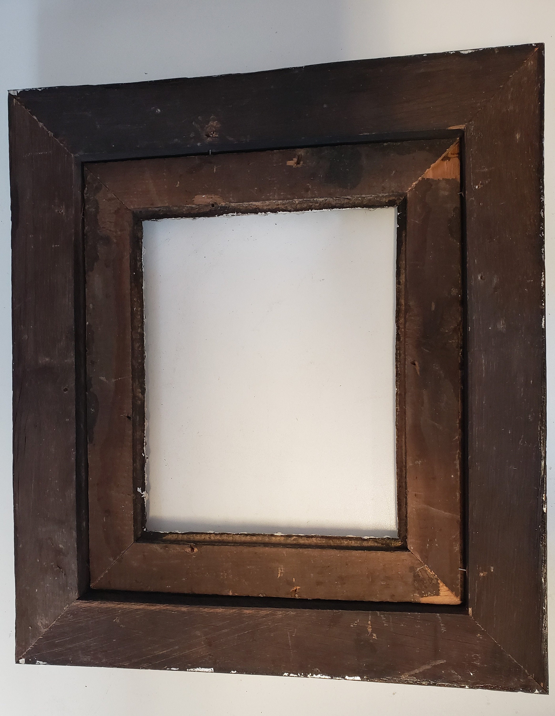 Antique Silver Leaf Picture Frame With a Contemporary Finish for a 9 5/ ...