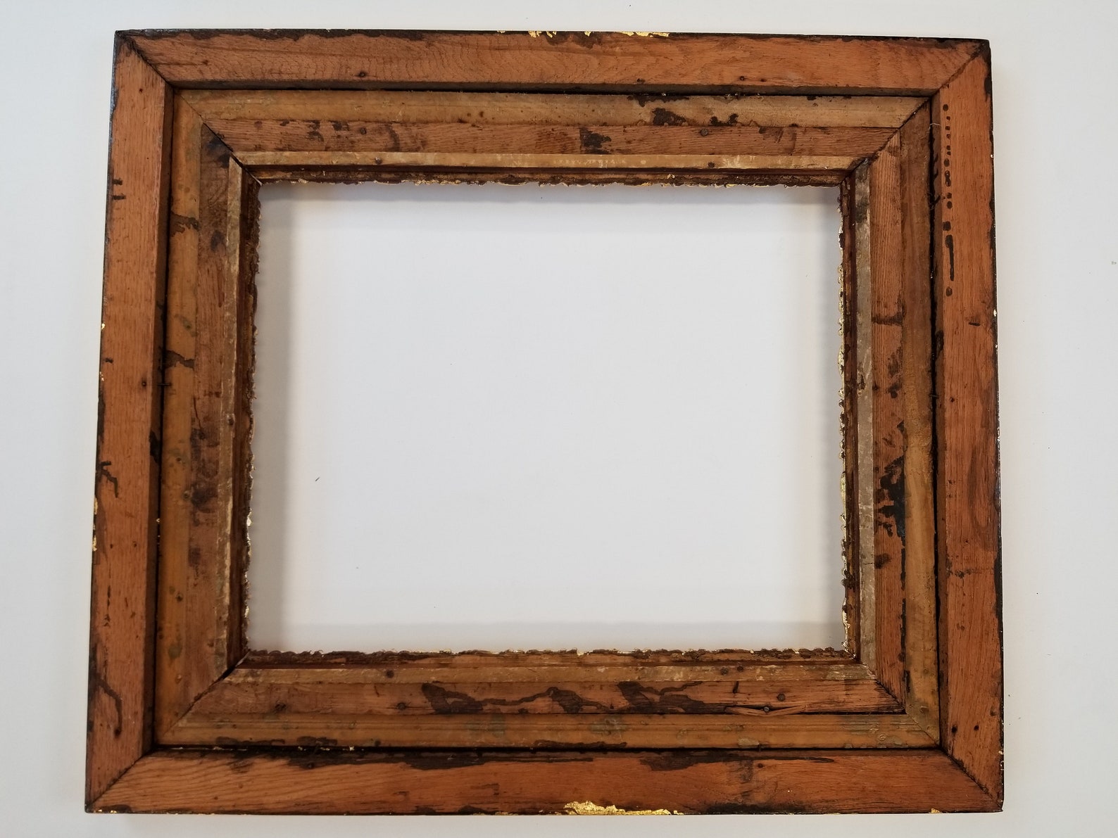 Antique Gold Leaf Picture Frame With a Contemporary Finish for - Etsy