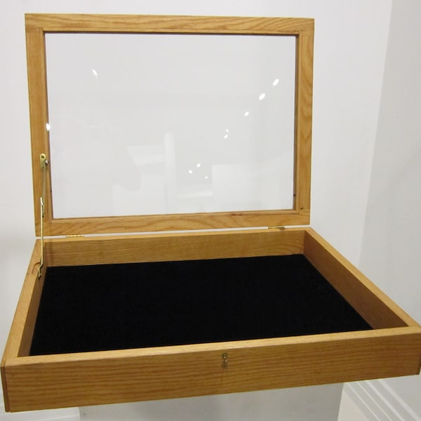 Oak Display Case - Etsy