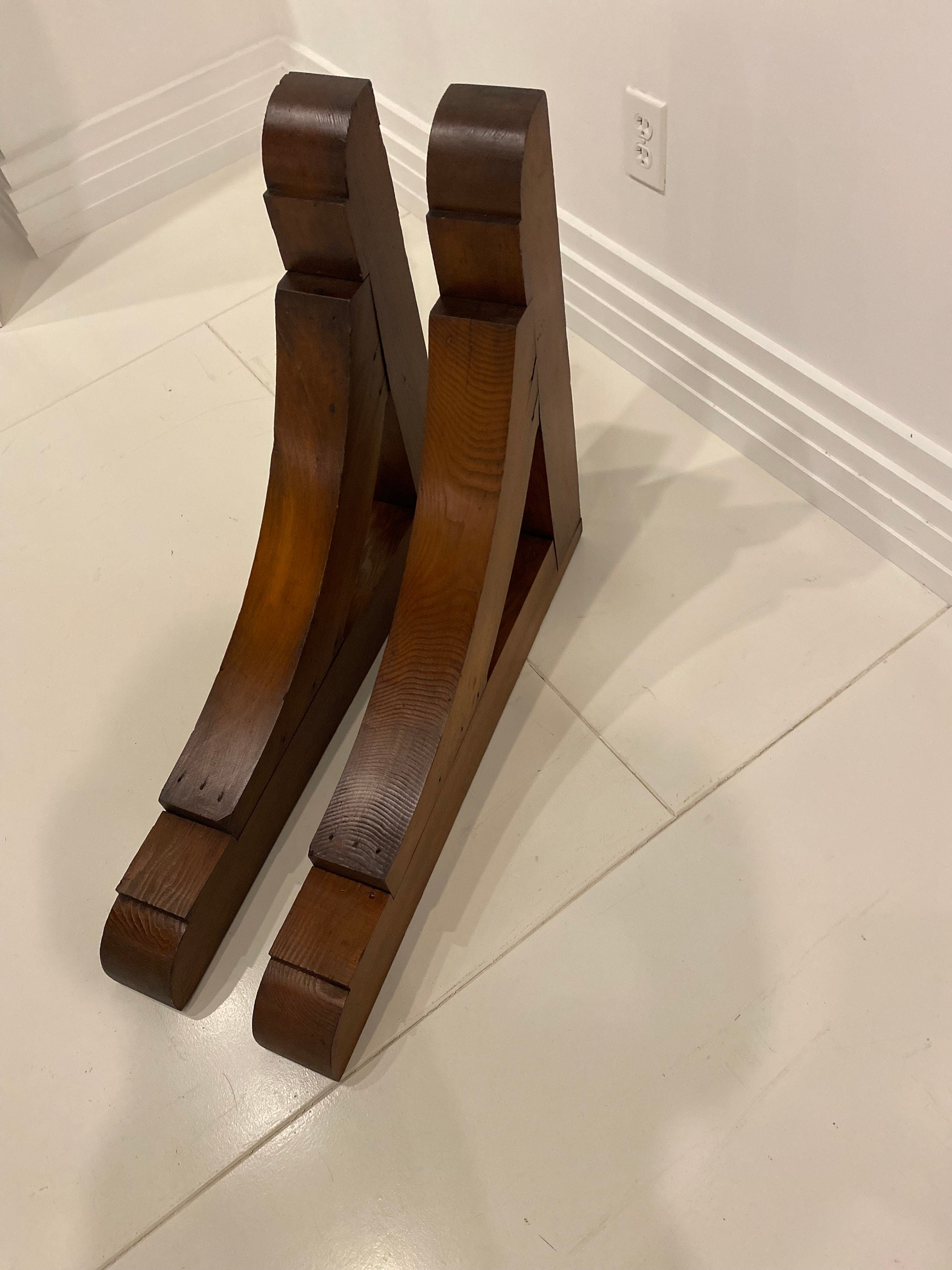 Pair of 1930s Arts and Crafts Brackets - Etsy