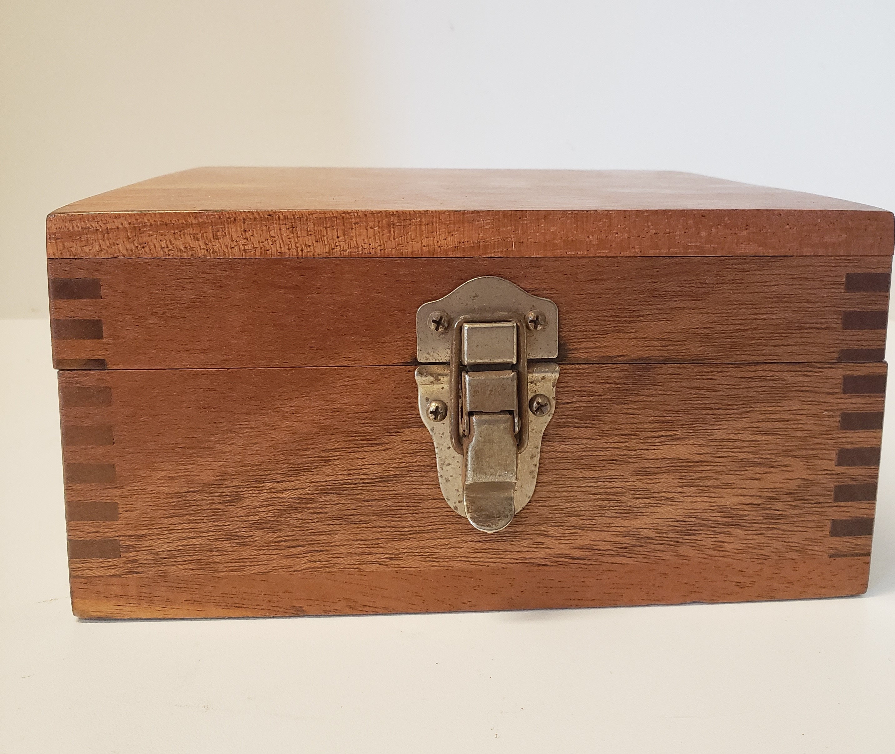 Antique Mahogany Box - Etsy