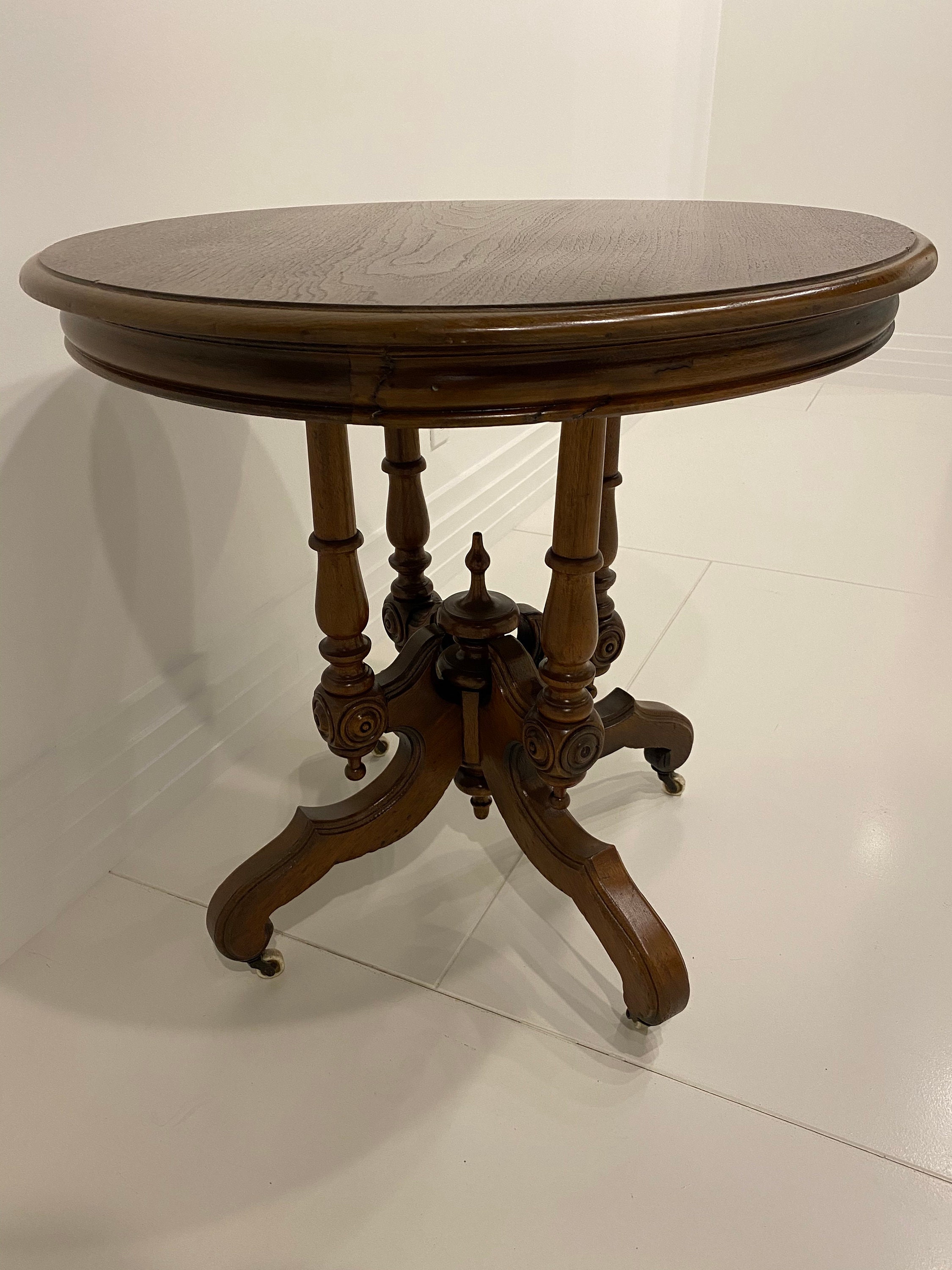 Victorian Parlor Table - Etsy