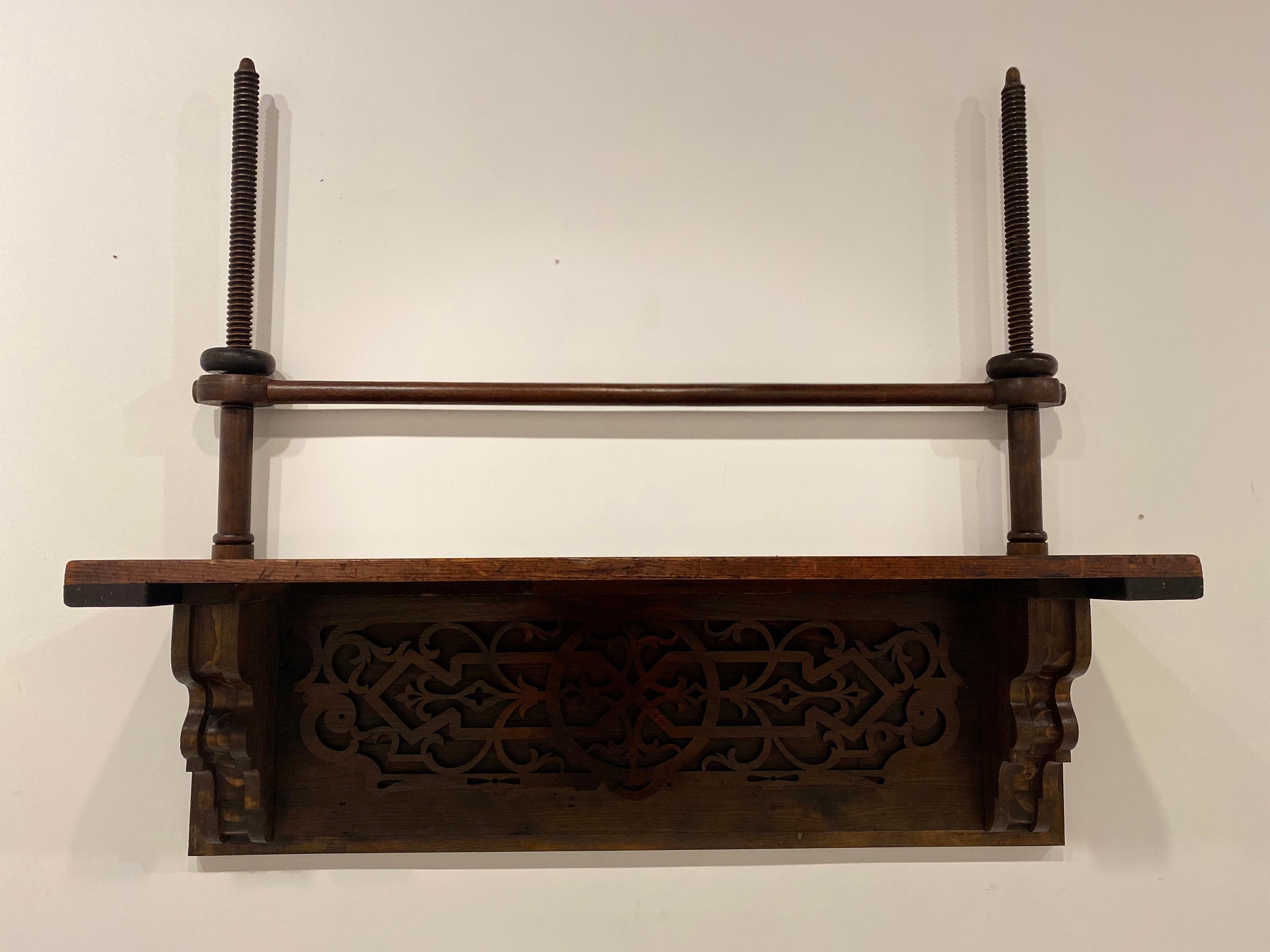 Antique Book Binder Retro Fitted to Be a Wall Hung Shelf or Platform - Etsy